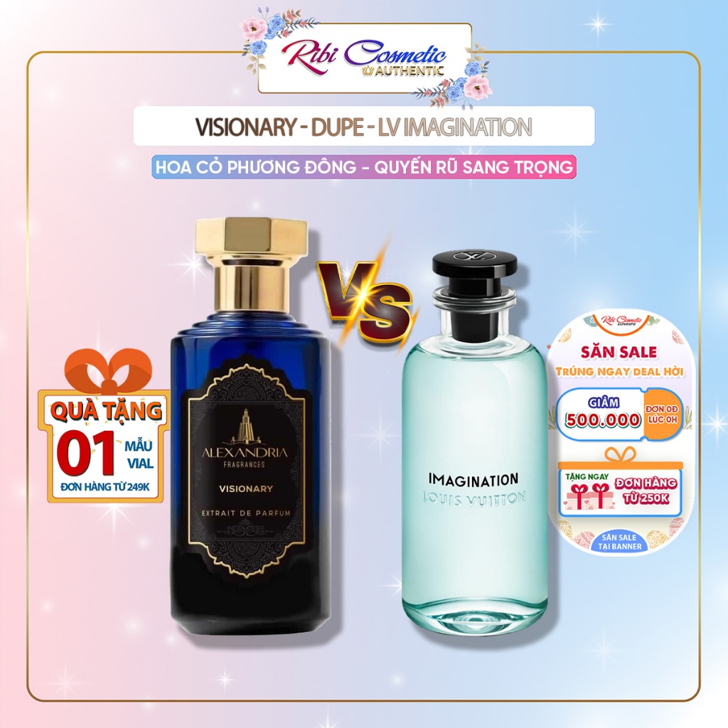 Nước hoa Alexandria Fragrances VISIONARY dupe LV IMAGINATION Quyến rũ ...