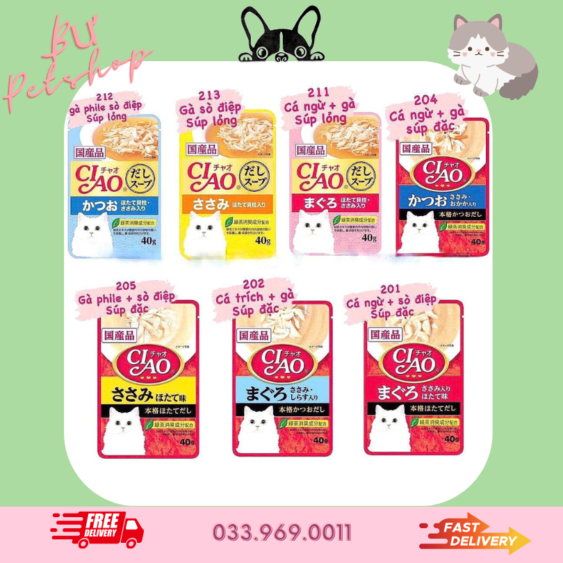 PATE CHO MÈO CIAO DẠNG SÚP - 40G | Shopee Việt Nam