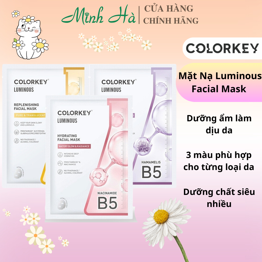Mặt Nạ Colorkey Luminous Replenishing Facial Mask 25ml các loại dưỡng ...
