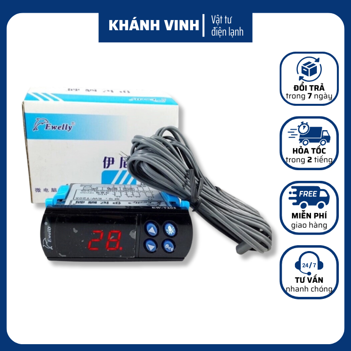 Bộ điều khiển nhiệt độ Ewelly EW-183 dành cho máy lạnh [ĐIỆN LẠNH KHÁNH VINH] | Shopee Việt Nam