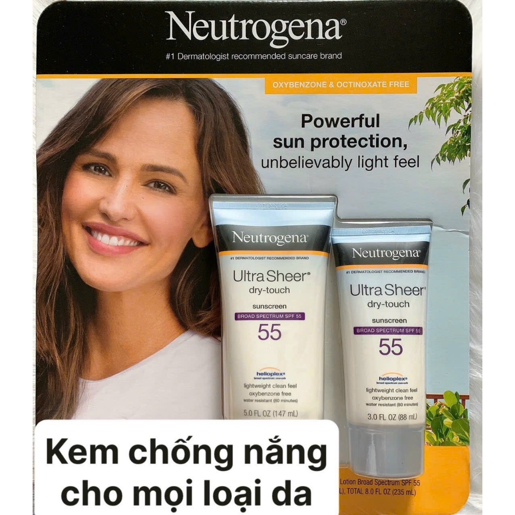 Kem Chống Nắng Neutrogena Ultra Sheer Dry Touch Khô Thoáng Spf 50 Pa