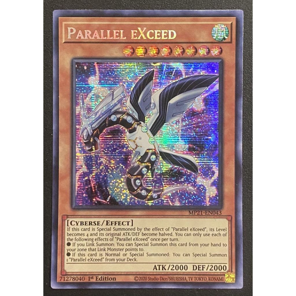 Lá bài thẻ bài Yugioh parallel eXceed - prismatic secret rare - Tặng ...