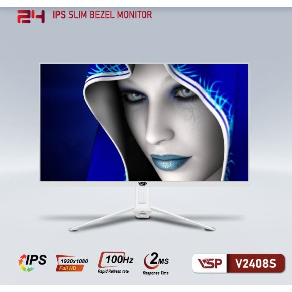Màn hình VSP V2407S / V2408S 24inch FHD IPS 75Hz /100HZ HDMI/VGA - Hàng chính hãng | Shopee Việt Nam