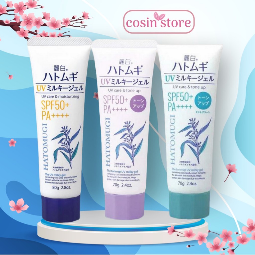 Gel Chống Nắng Ý Dĩ Reihaku Hatomugi UV Care & Moisturizing The UV ...