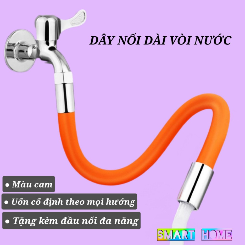 Ống Nối Dài Màu Cam Điều Chỉnh Nước Linh Hoạt Có Thể Quay 720° Theo Mọi Hướng Shopee Việt Nam