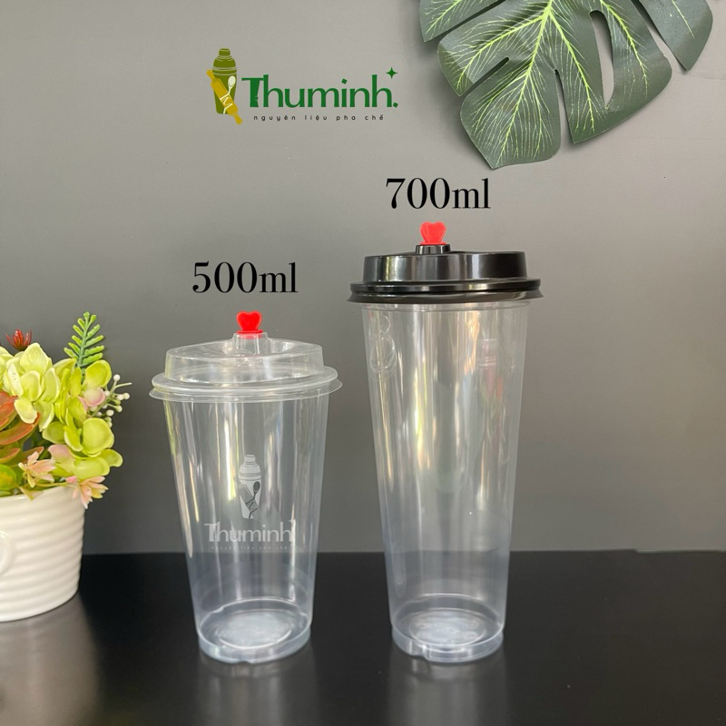 Lốc 50 Ly Nhựa 500ml/ 700ml Nắp Tim | Shopee Việt Nam