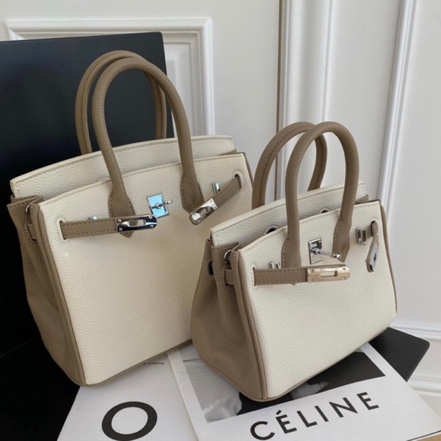 Túi xách Trendy Holic SOPHIA BAG màu be 2 size | Shopee Việt Nam
