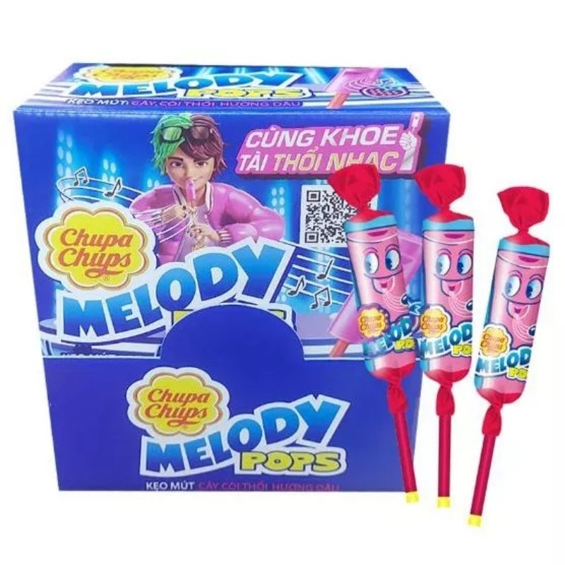 1 hộp = 20 que Chupa Chups Kẹo Mút Còi Thổi Hương Dâu 1 hộp | Shopee ...