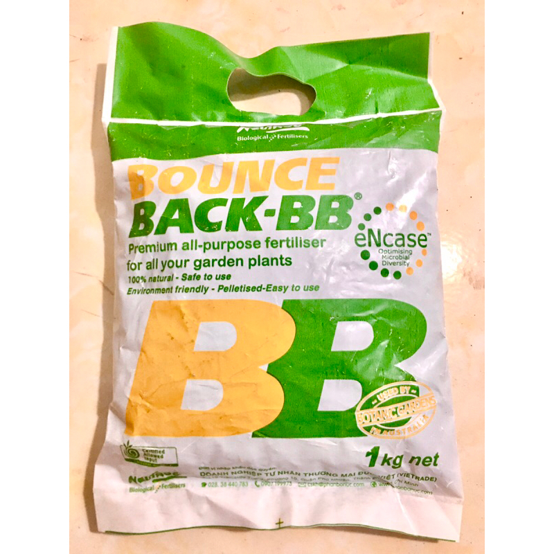 Phân Hữu Cơ Đậm Đặc Viên Bounce Back BB 1KG - Phân hữu cơ BB úc đậm đặc ...