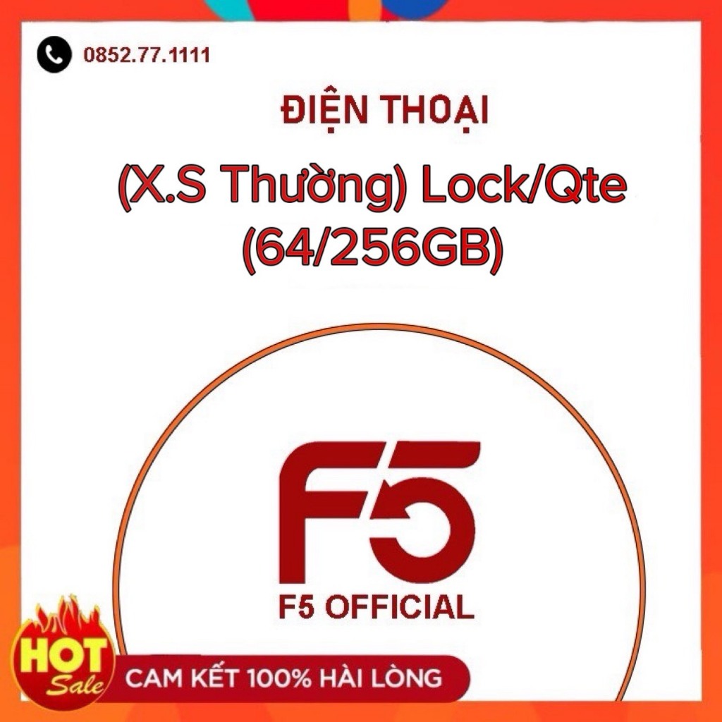 Điện thoại (XS) Lock/Qte zin all - F5 OFFICIAL | Shopee Việt Nam