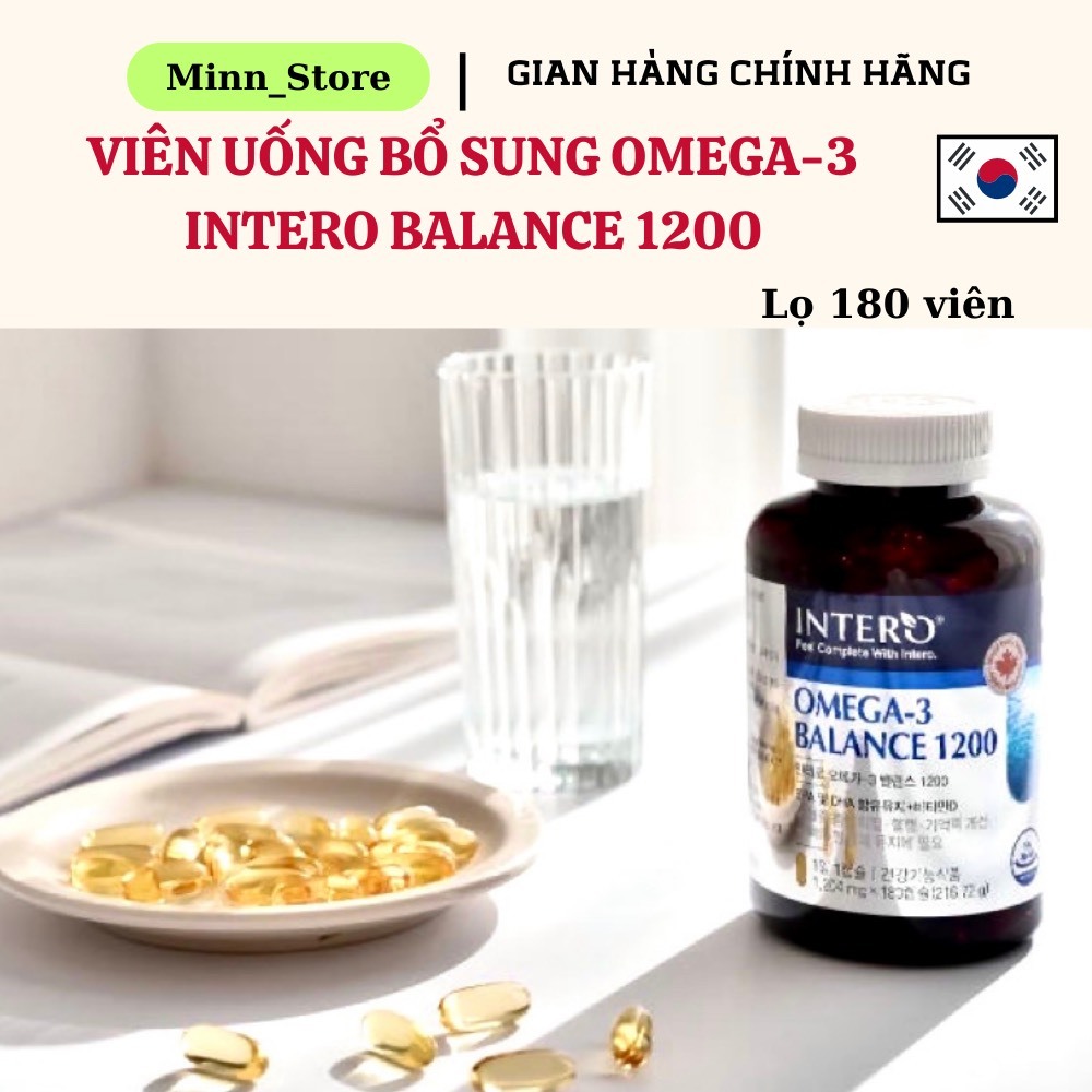 [HÀNG CAO CẤP] Viên Uống Dầu Cá Omega 3 Intero Blance 1200 Hàn Quốc ...