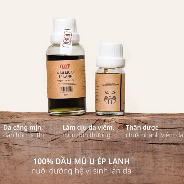 Dầu mù u ép lạnh Noom 30ml, 10ml (Virgin Tamanu Oil) | Shopee Việt Nam