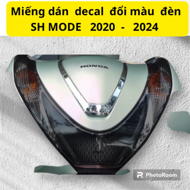 Miếng dán Film Decal SH MODE 2020- 2024 đổi màu CỤM ĐÈN XI NHAN VÀ DEMI ...