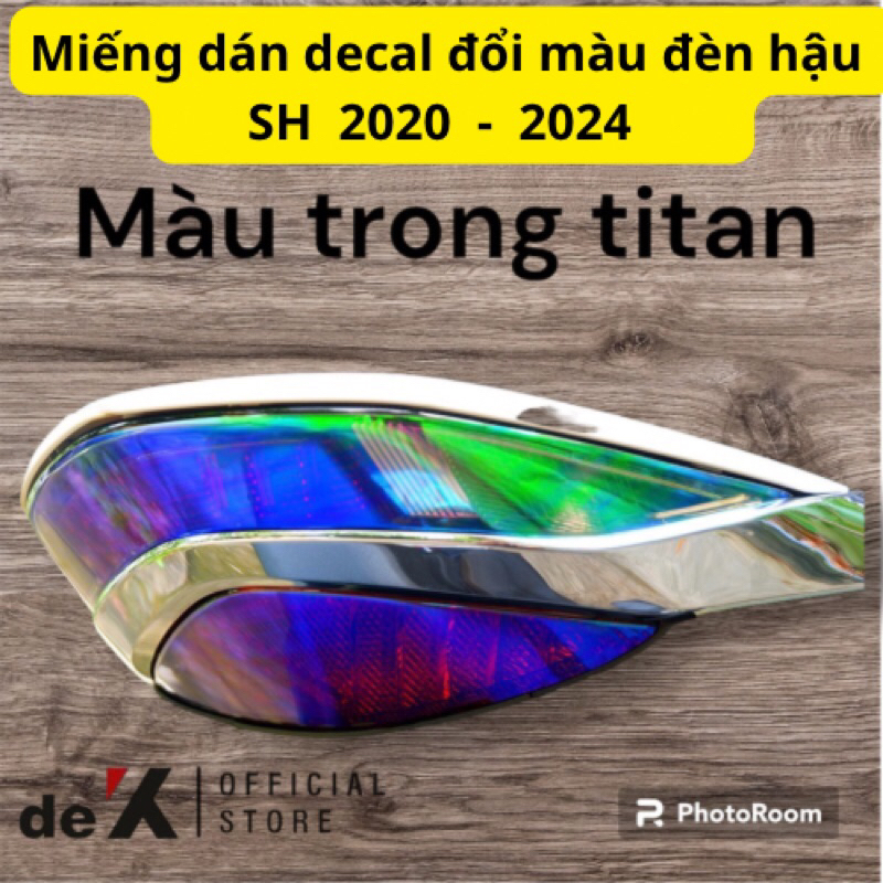 Miếng dán Film Decal đổi màu ĐÈN HẬU đèn xe SH 2020 - 2024 bảo vệ đèn ...