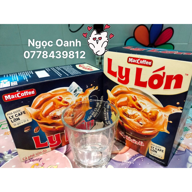combo 2 hộp cà phê ly lớn tặng 1 ly thủy tinh cao cấp. | Shopee Việt Nam