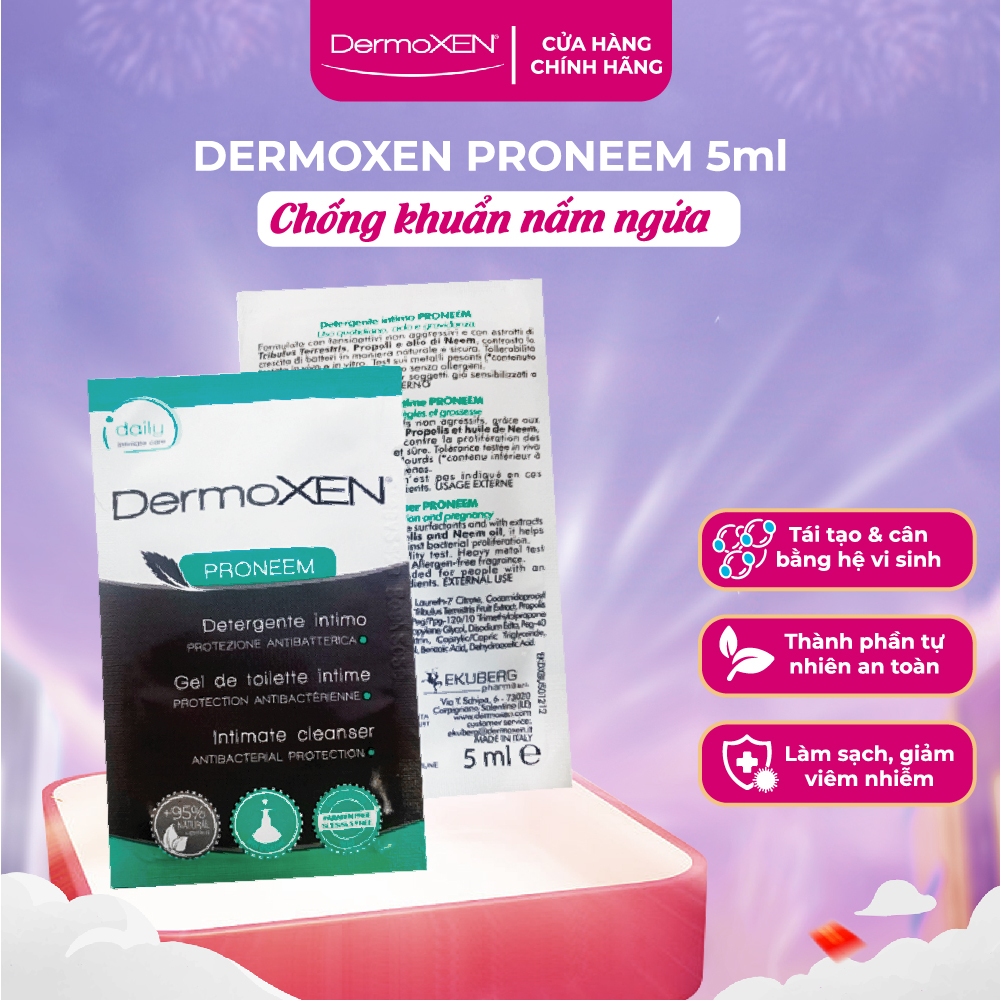 Dung dịch vệ sinh DermoXEN Proneem gói du lịch 5ML | Shopee Việt Nam