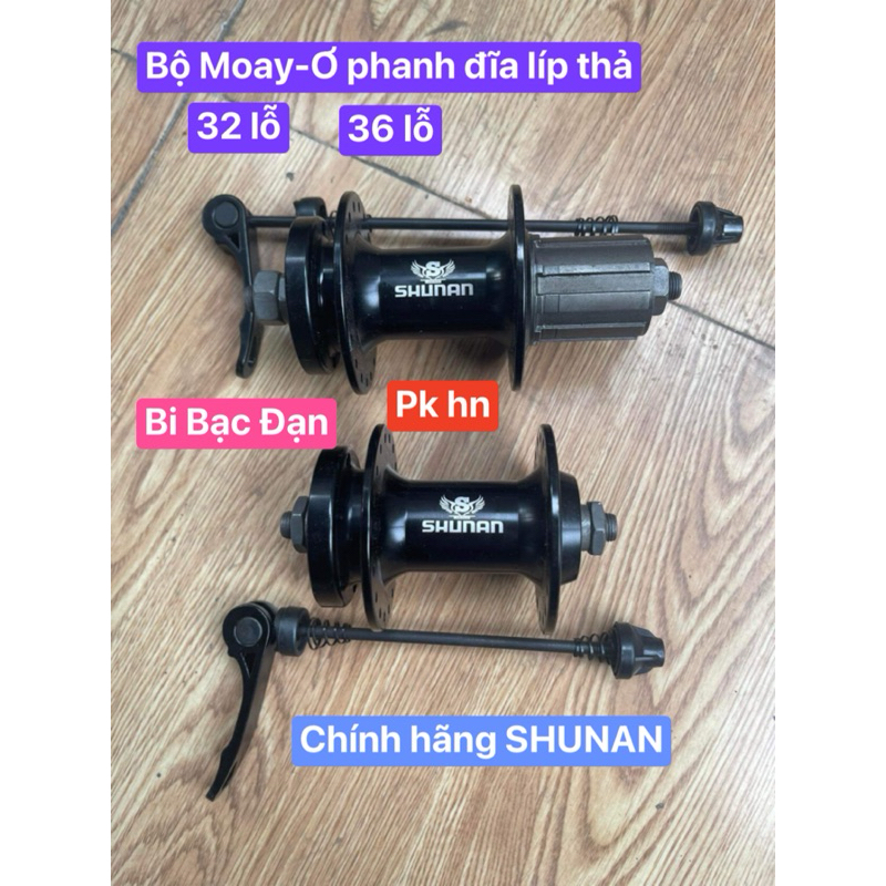 Đùm Moay-Ơ HUb nhôm bạc đạn cao cấp phanh đĩa,LÍP THẢ 32/36 lỗ thương ...