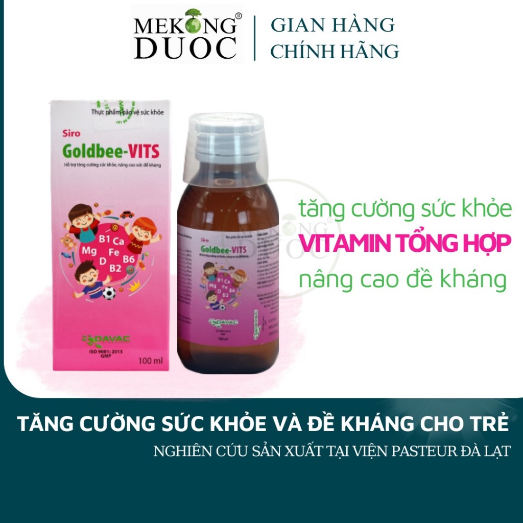 Siro GOLD BEE - VITS giúp tăng cường sức khoẻ, nâng cao sức đề kháng ...
