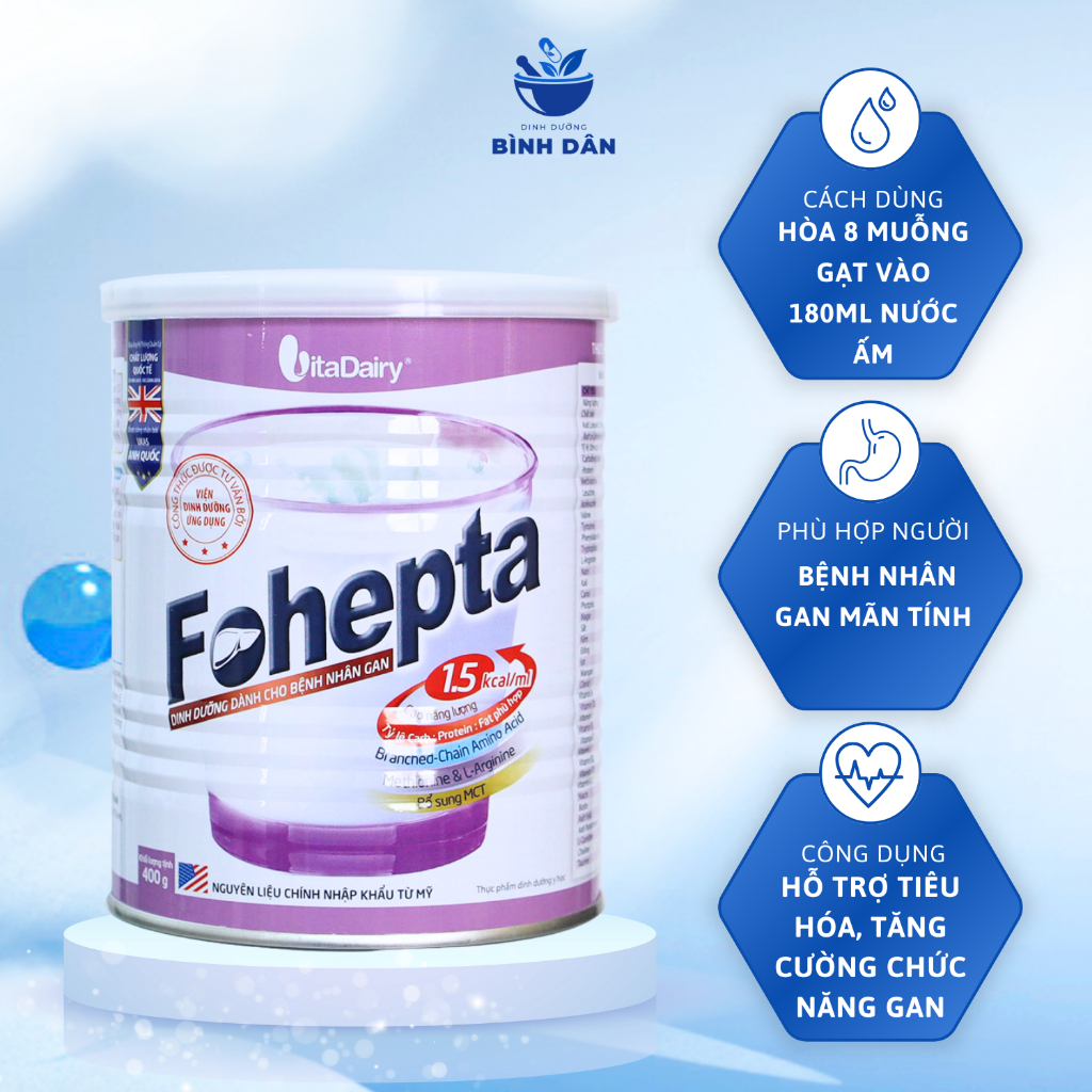 Sữa Fohepta 400g (Cho Người Bệnh Gan) | Shopee Việt Nam