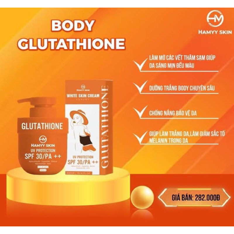 Kem Body Glutathione Hammy skin | Shopee Việt Nam