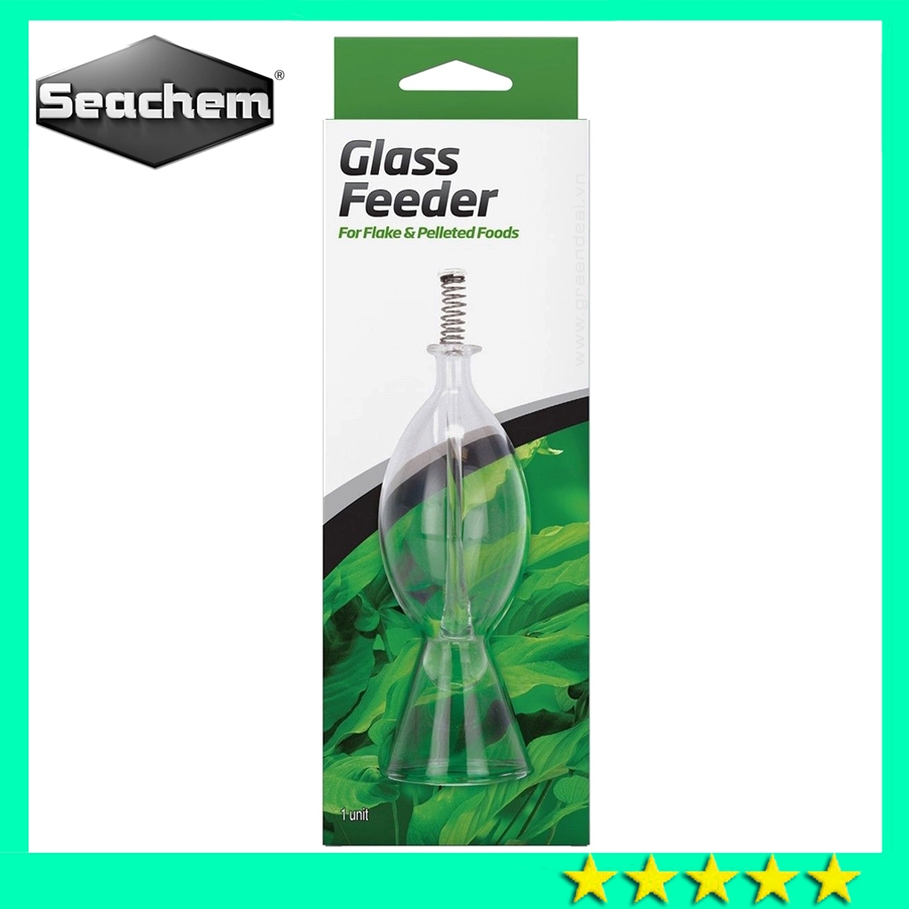 Dụng cụ cho ăn Seachem - Glass Feeder bằng thủy tinh giúp cho cá cảnh ăn | Shopee Việt Nam