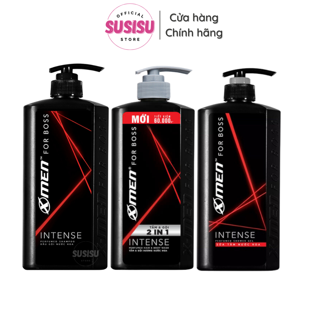Dầu gội XMEN For Boss Intense Perfumed Shampoo 380g/650g - Tắm gội đầu ...
