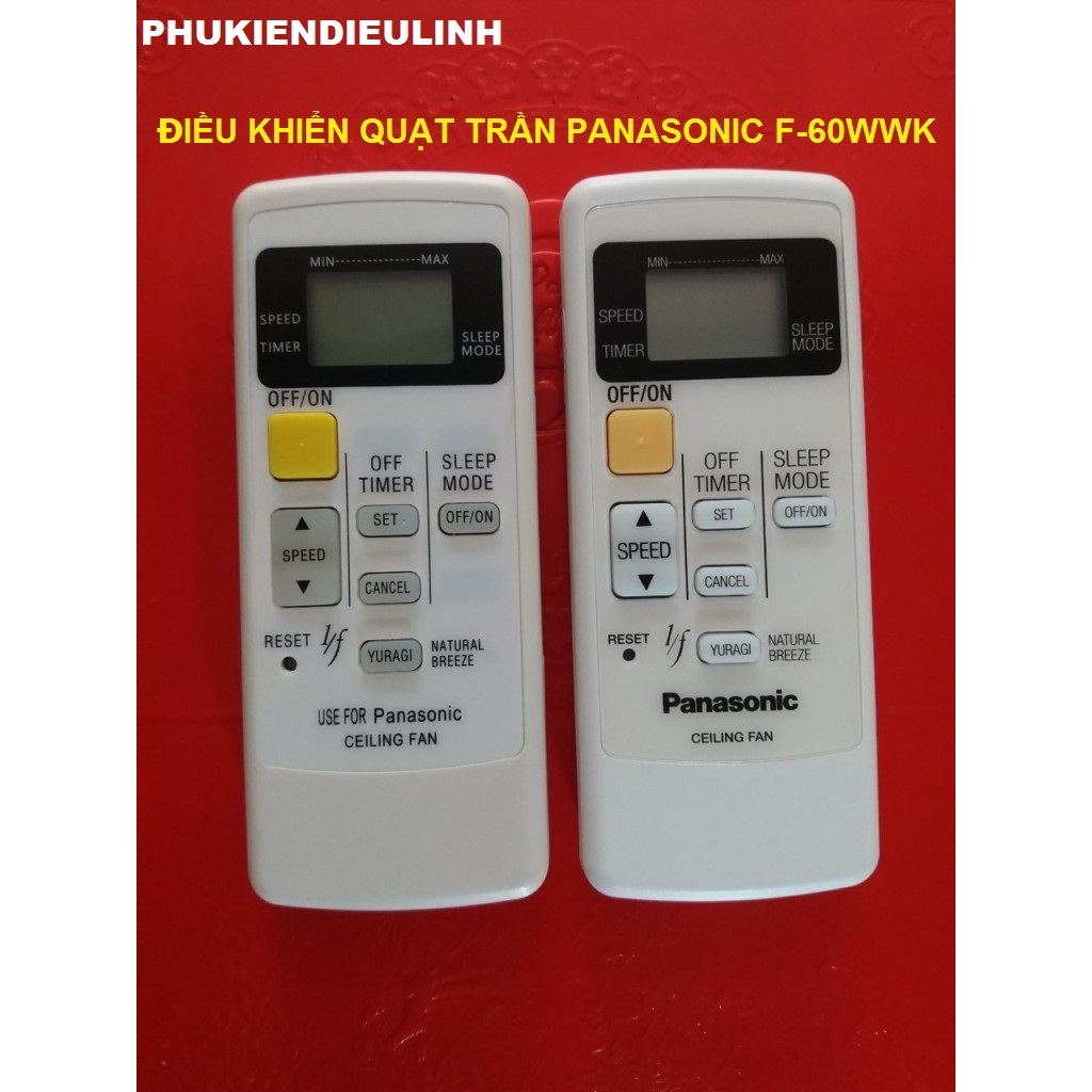 ĐIỀU KHIỂN QUẠT TRẦN 5 CÁNH KDK F60WS , PANASONIC F-60WWK | Shopee Việt Nam