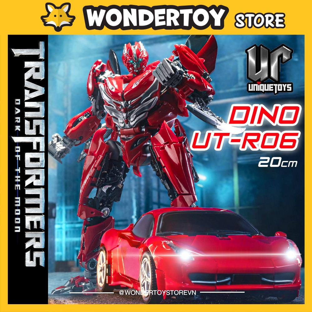 Mô hình Hãng Unique Toys Dino UT-R06 Mirage Transformers DOTM Robot ...