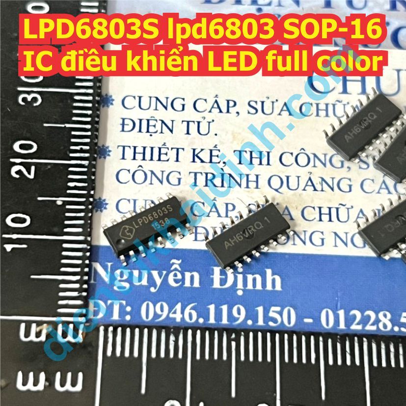 5 con LPD6803S lpd6803 6803 SOP-16 IC điều khiển LED full color kde2065 ...