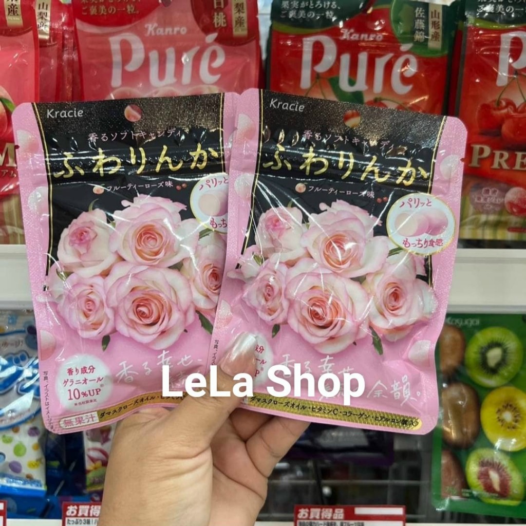 Kẹo Thơm Miệng Thơm Cơ Thể Hương Hoa Hồng Kracie Fuwarinka Nhật Bản | Shopee Việt Nam