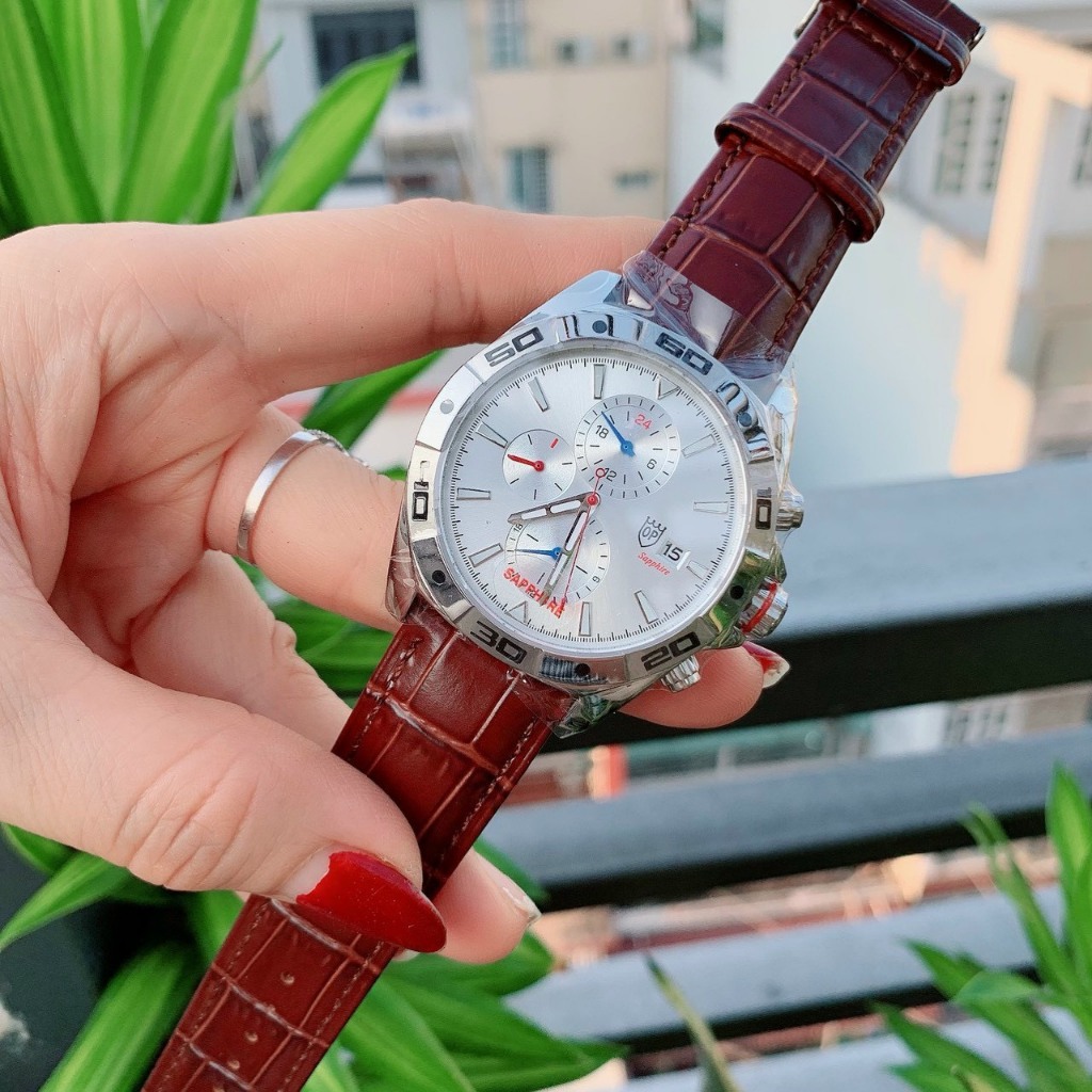 ĐỒNG HỒ NAM OASIS PACIFIER CHẠY FULL KIM , DÂY DA, SIZE 42MM | Shopee ...