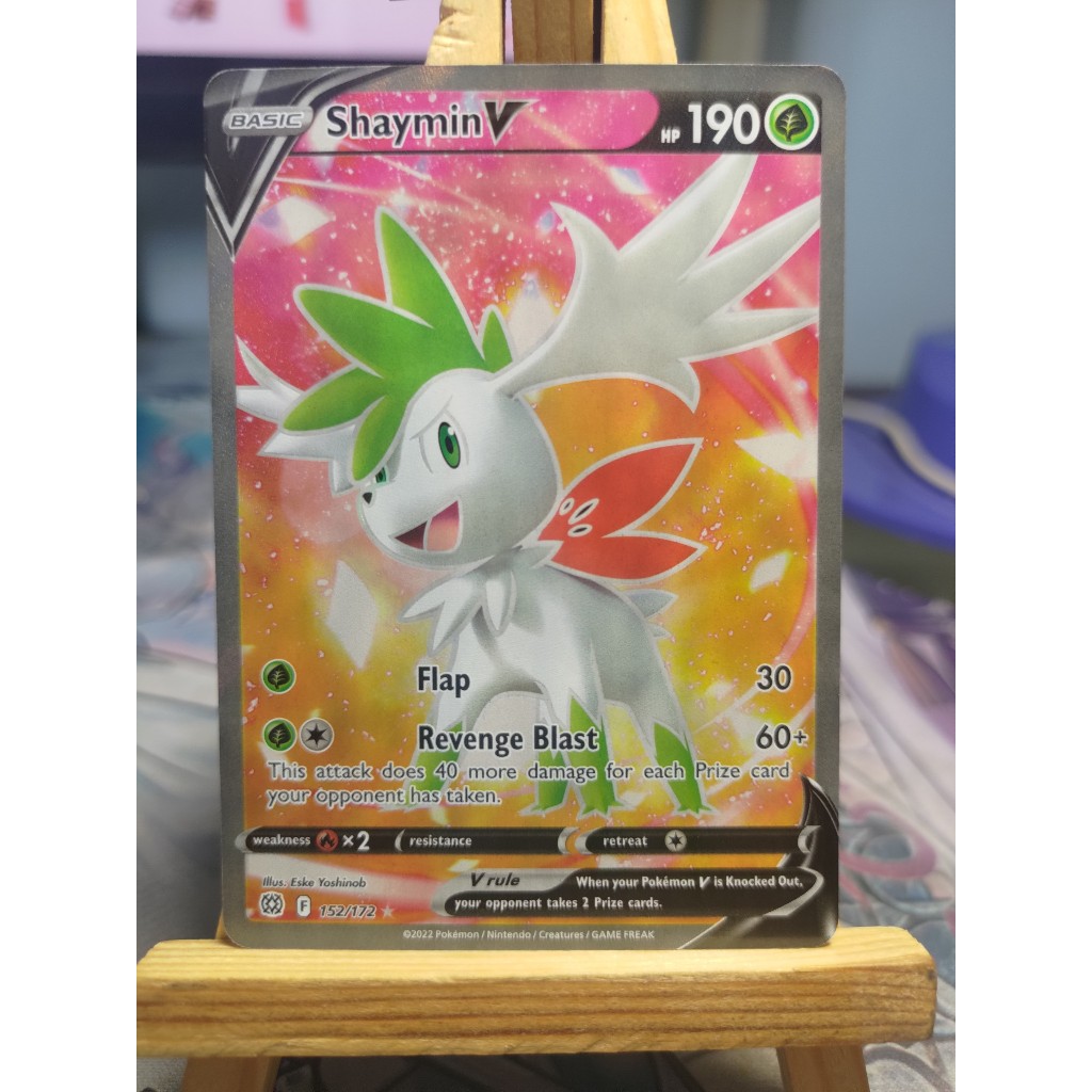 [KW2 Pokemon] [EN] Thẻ Pokemon Shaymin V - 152/172 - Full Art Ultra ...