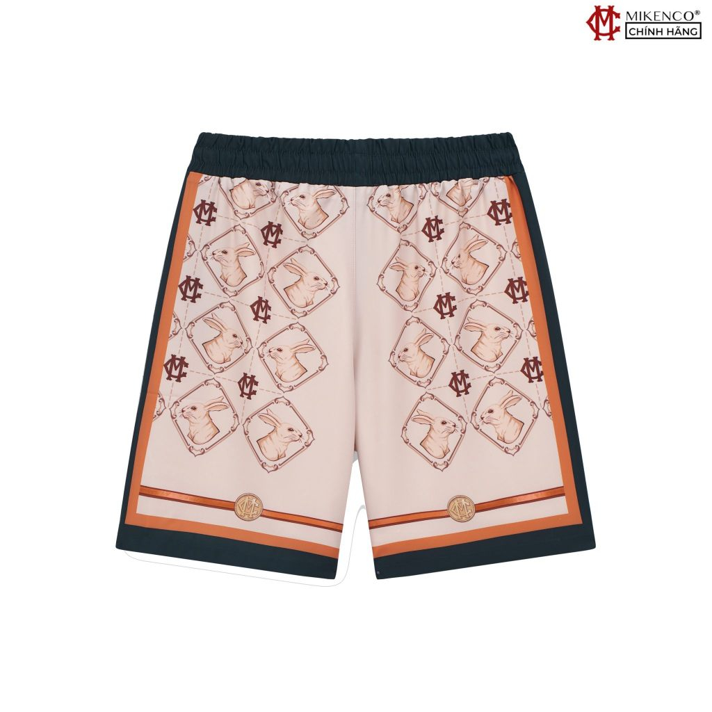 Quần short nam MIKENCO Rabbit Monogram Silk Short | Shopee Việt Nam