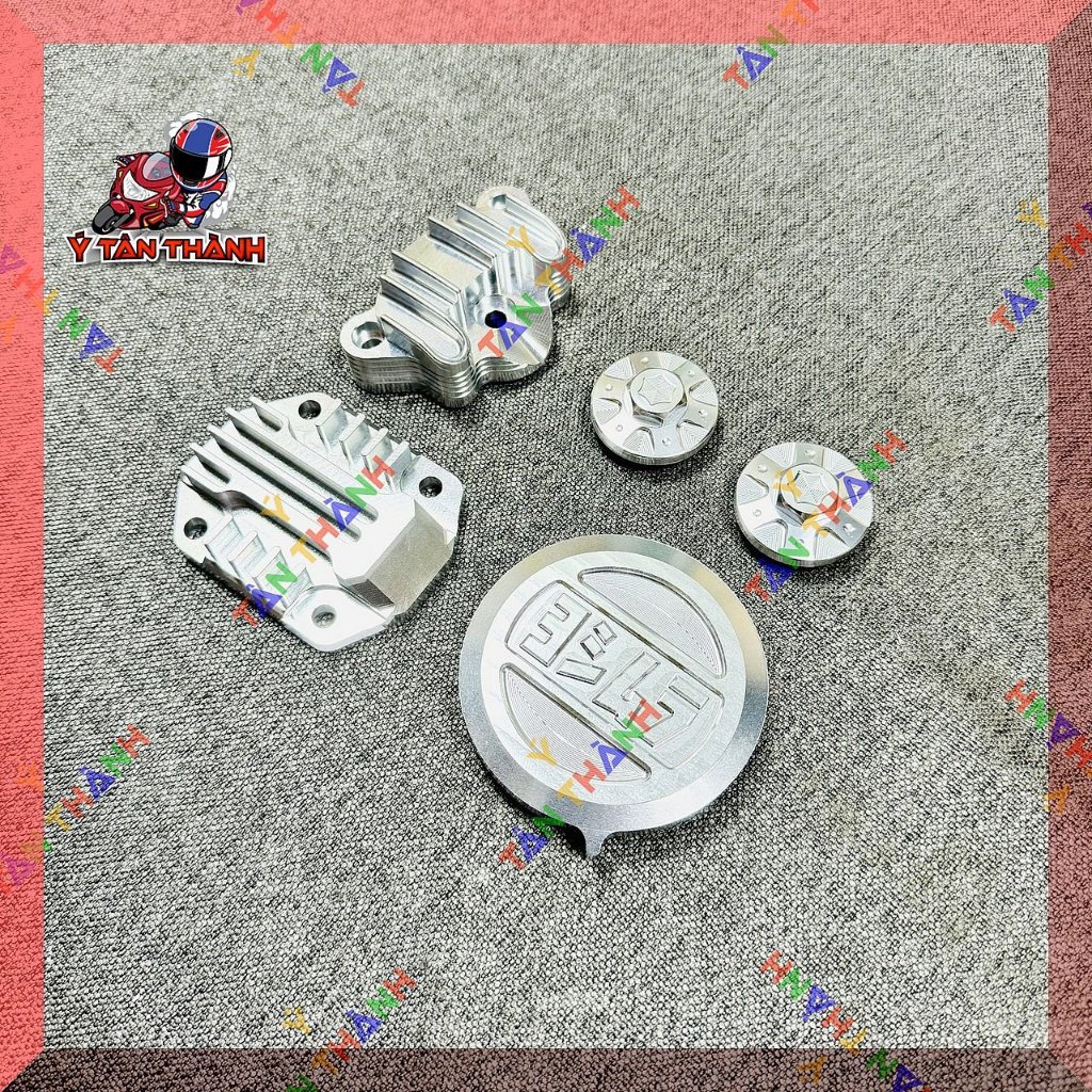 Bộ nắp đầu bò nhôm chữ nhật wave DREAM 100 YTT MS23 | Shopee Việt Nam