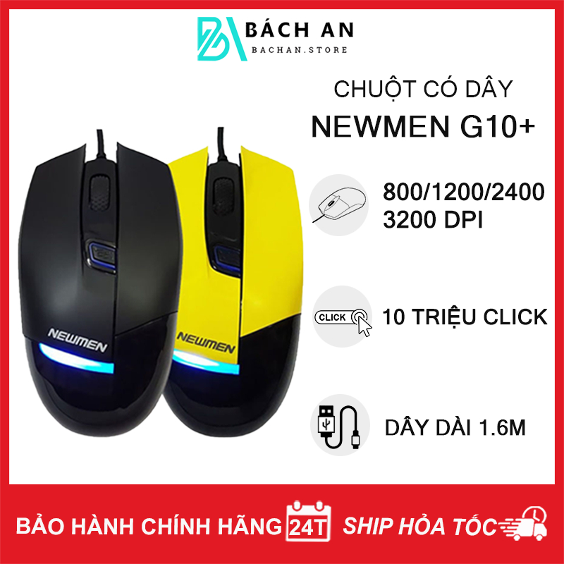 Chuột Máy Tính Chơi Game Có Dây Newmen G10+ DPI 3200 Switch Kaith - Bảo ...