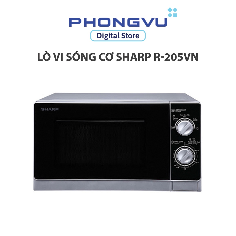 Lò vi sóng cơ Sharp R-205VN dung tích 20L - Chính hãng Sharp bảo hành 12 tháng | Shopee Việt Nam
