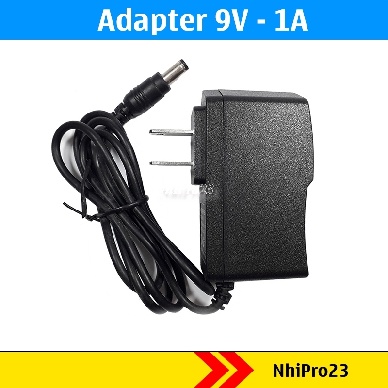 Nguồn Adapter 9V 1A DC Cho Arduino Uno R3 Mega2560, Wifi, máy game ...