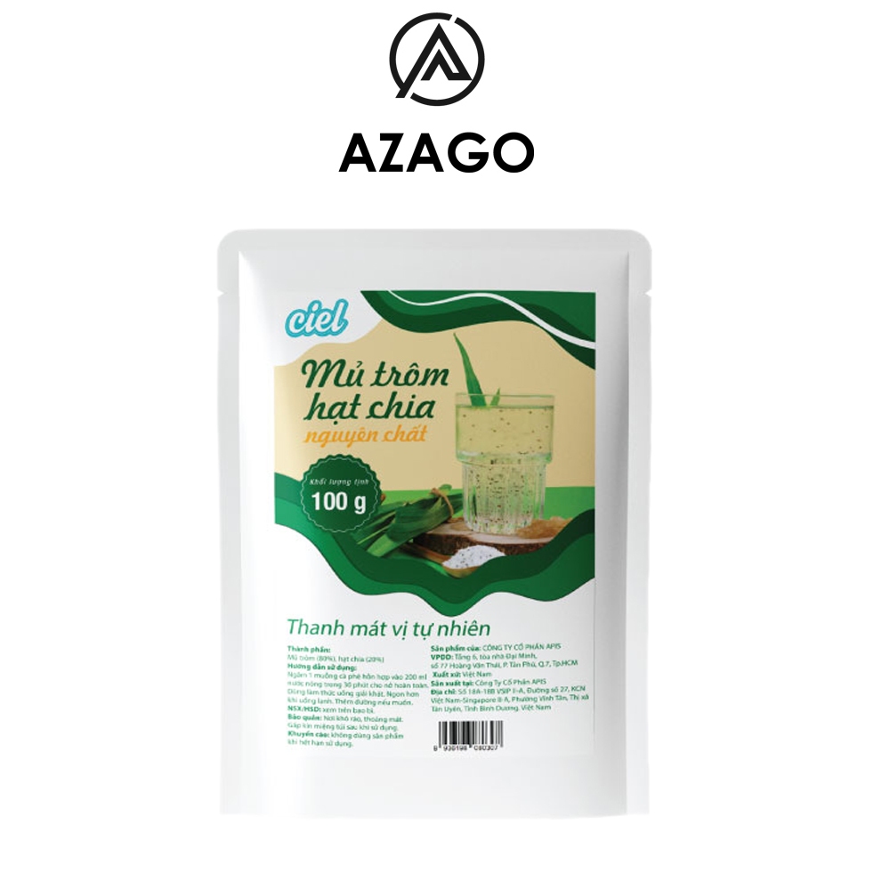 Mủ trôm hạt chia đường phèn Ciel gói 100g - AZAGO | Shopee Việt Nam
