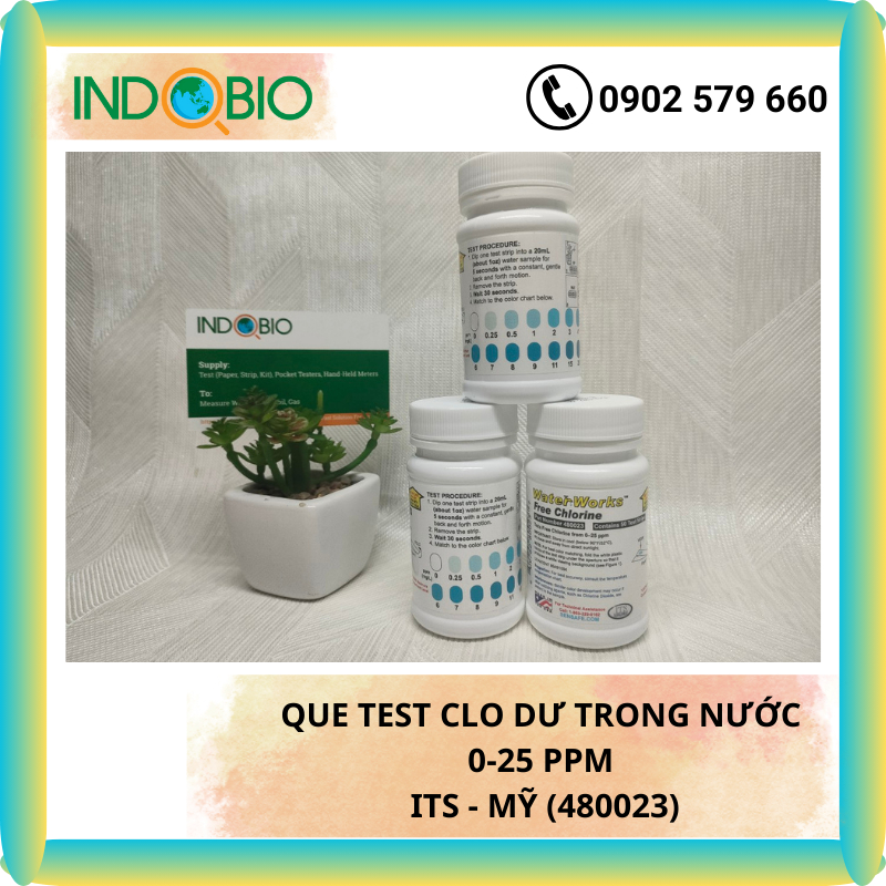 [CHÍNH HÃNG] QUE TEST TEST CLO DƯ TRONG NƯỚC 480023 [KÈM CoA] | Shopee ...