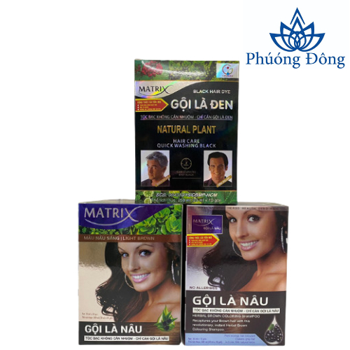 Dầu gội Matrix Gội Là Nâu (Hộp 10 gói x 30ml/hộp) | Shopee Việt Nam