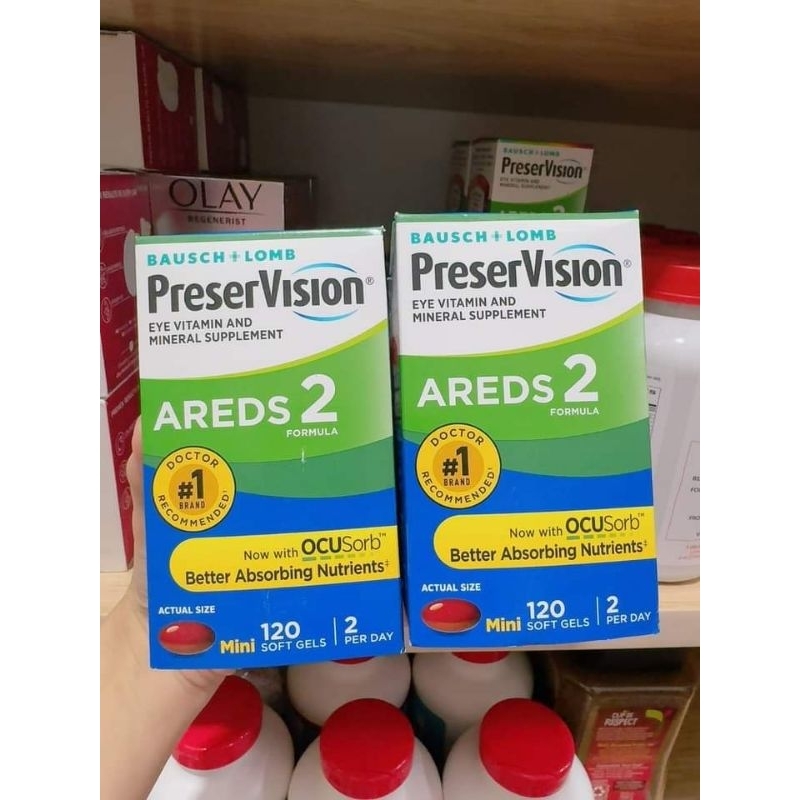 Viên uống bổ mắt PreserVision Areds 2 Formula 120 viên Mỹ | Shopee Việt Nam