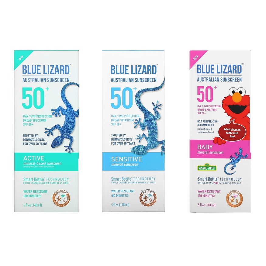 Kem chống nắng KCN Blue Lizard FACE SENSITIVE BABY KID SPORT ACTIVE SPF ...