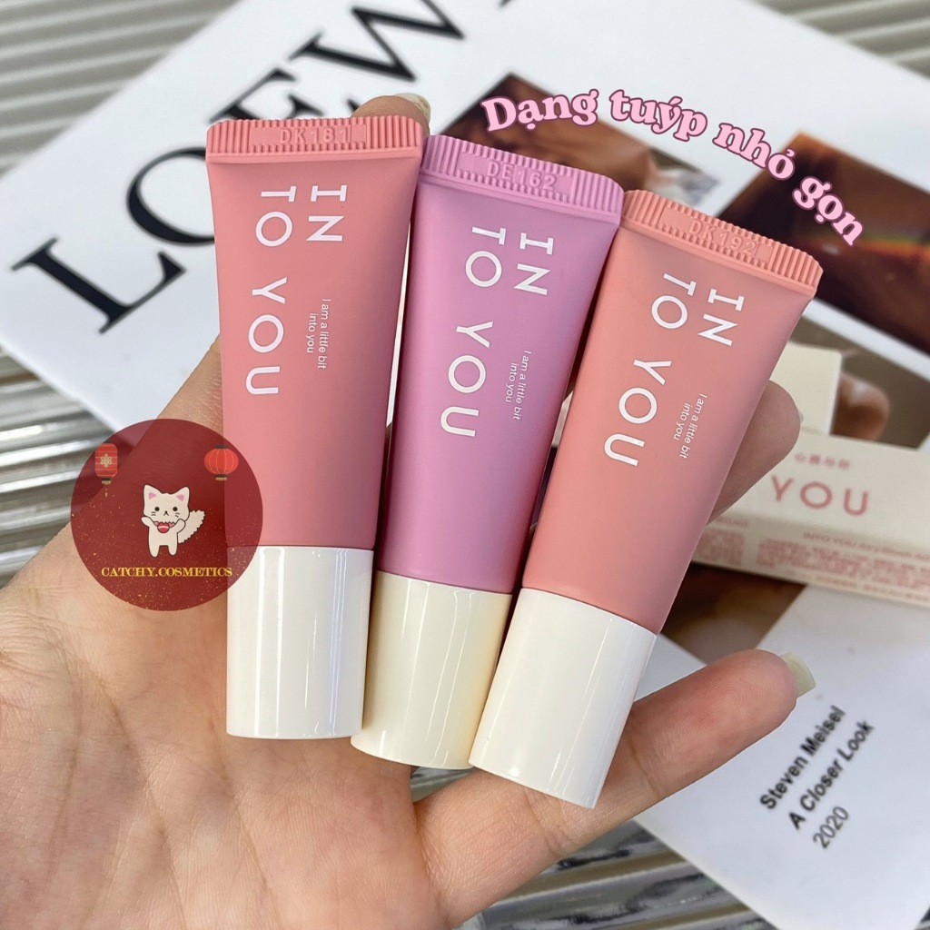 [INTO YOU] Má Hồng Kem INTO YOU Dạng Lỏng, Tuýp Nhỏ Nhắn, Ma hồng Căng ...