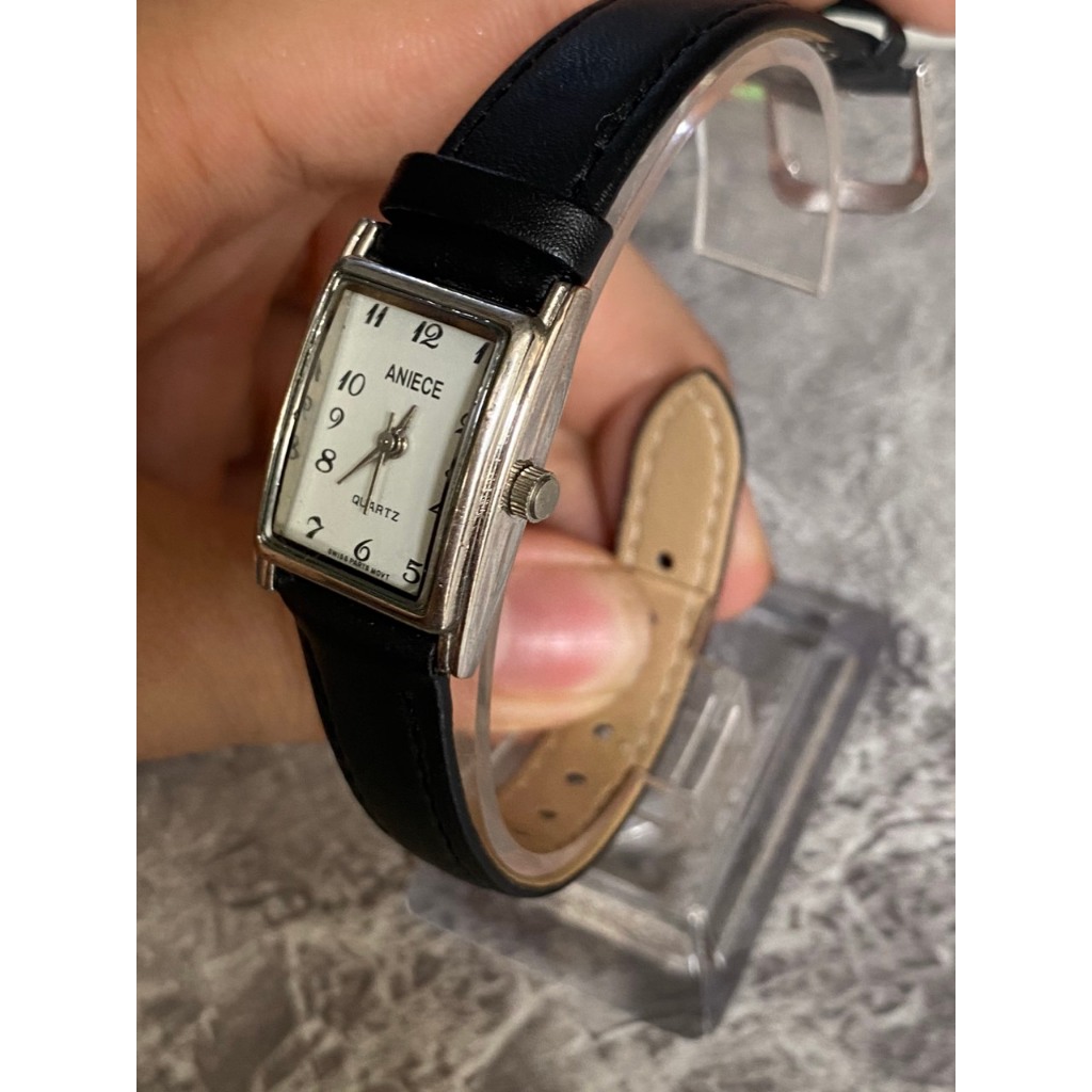 Đồng hồ nữ ANIECE mặt hình chữ nhật second hand si nhật- đã qua sử dụng ...