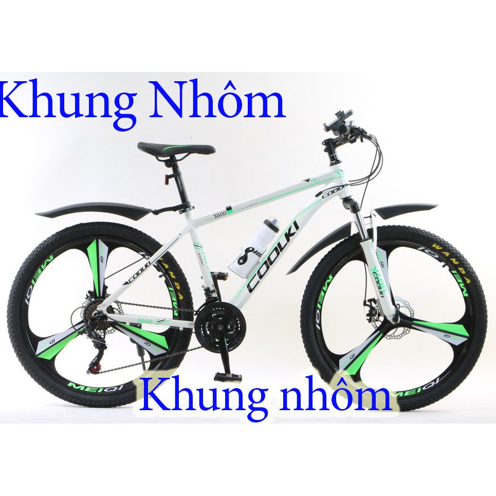 xe đạp khung nhôm địa hình thể thao dã ngoại ngoài trời Coolki nhôm 27 icnh 21 tốc độ dành cho ...