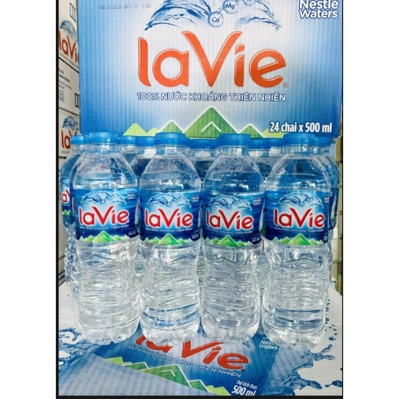 Nước khoáng thiên nhiên Lavie 350ml - 500ml | Shopee Việt Nam