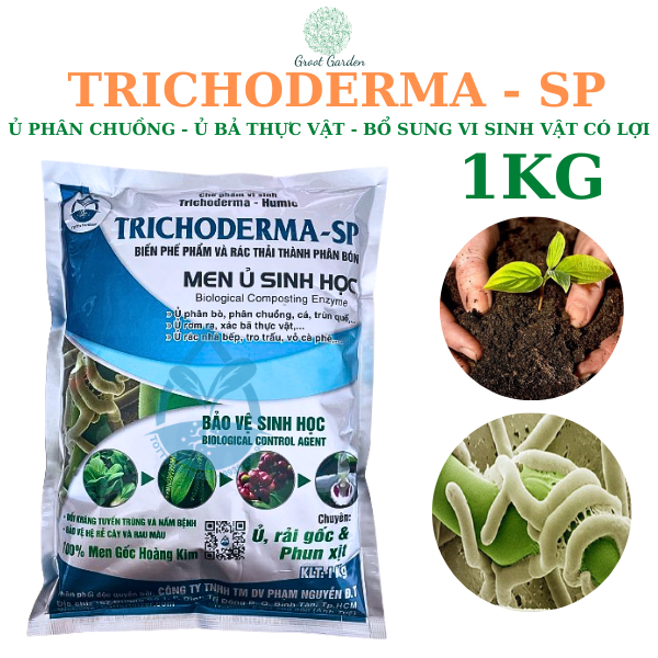 Nấm đối kháng Trichoderma - men vi sinh trichoderma chuyên dùng ủ phân ...