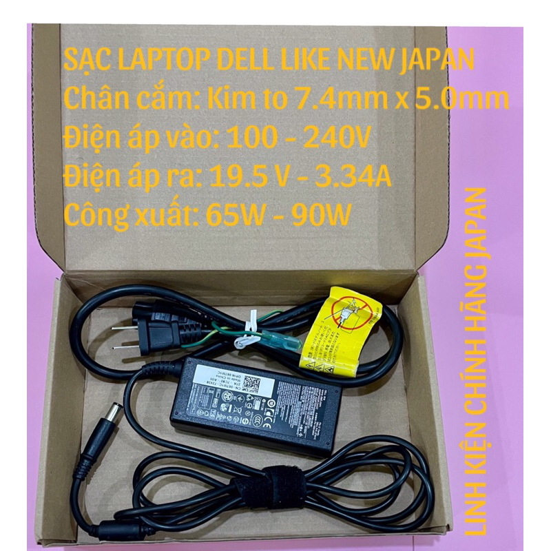 Sạc Laptop Dell Vuông/ Sạc laptop Dell Oval Like New Japan 65W - 90W ...