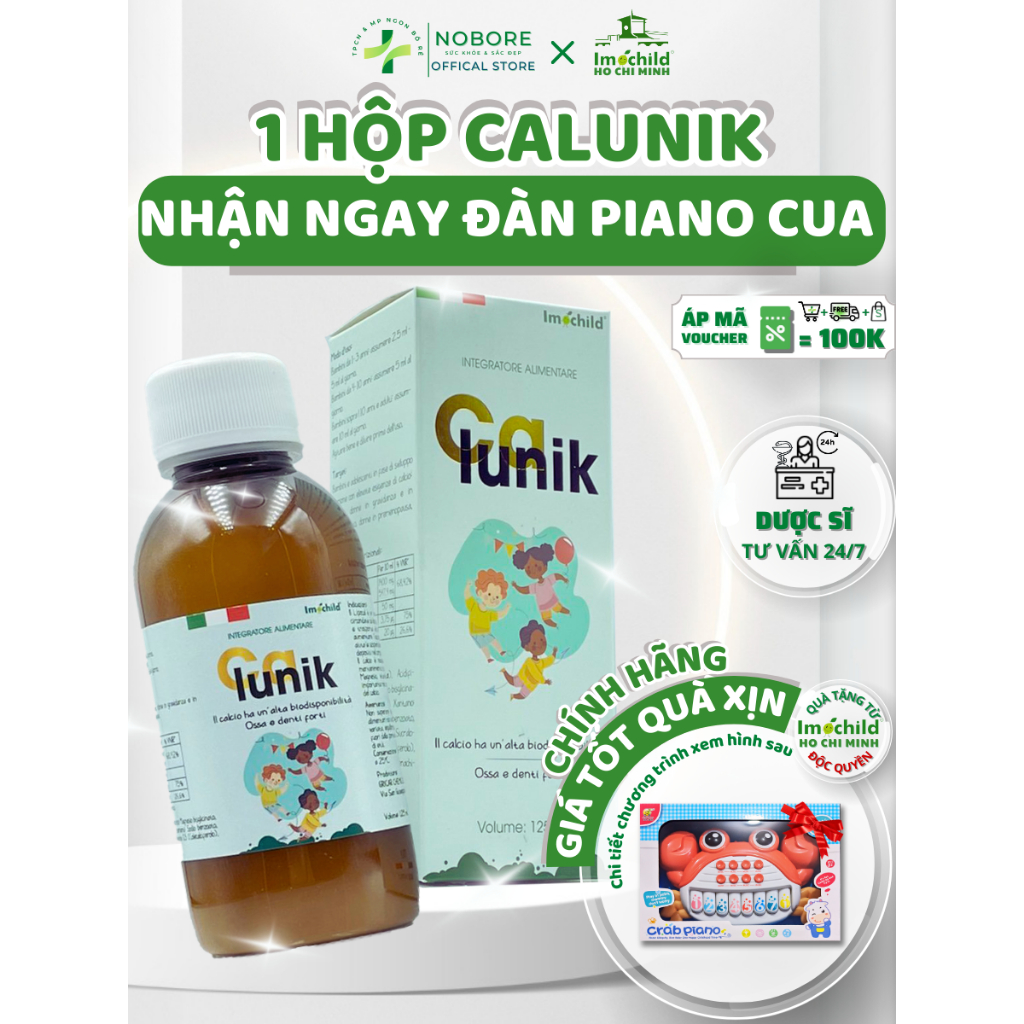 [ 1 Hộp ĐÀN CUA] Canxi Sinh Học Hàm Lượng Cực Cao ITALIA IMOCHILD ...
