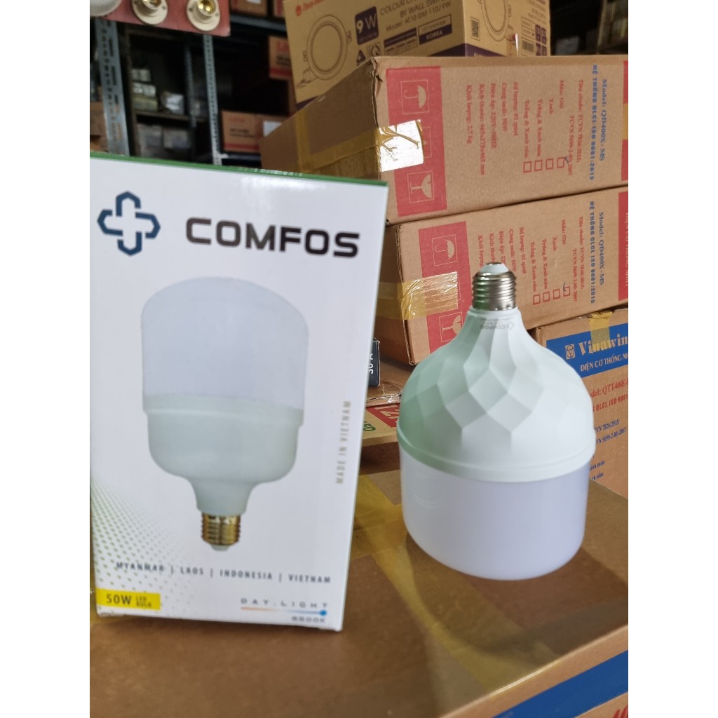 Bóng đèn LED COMFOS: 5W - 50W (Bảo hành 24 tháng) | Shopee Việt Nam